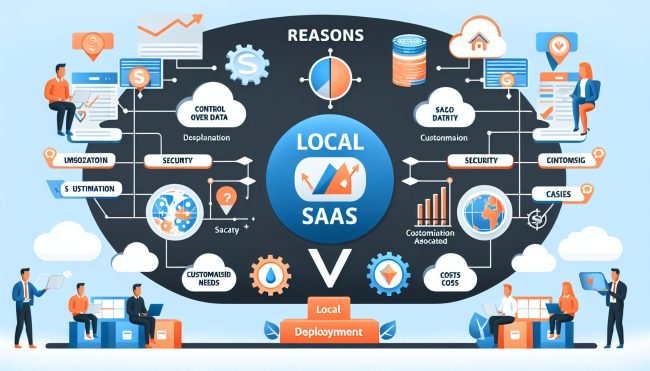 企业选择本地部署而非SaaS的原因 • 万象方舟