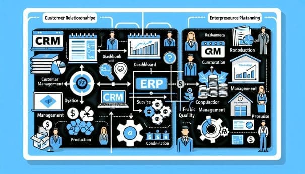 CRM和ERP有何区别 • 万象方舟
